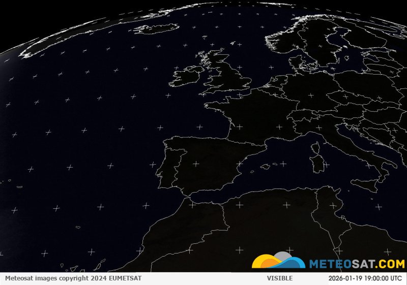 Meteosat. Satélite meteosat visible Animación